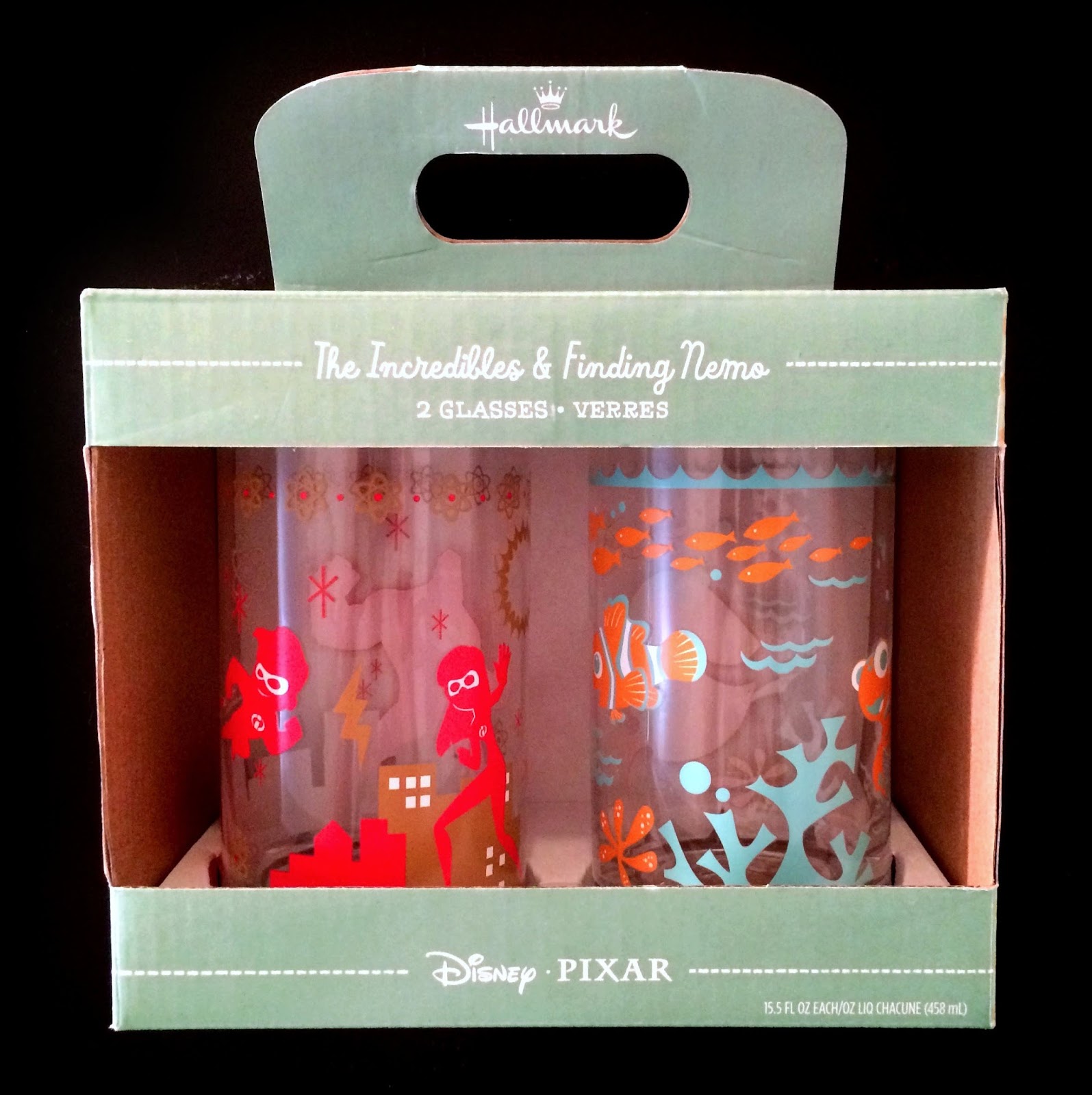 Dan the Pixar Fan: Pixar Collection: Hallmark 2 Glasses Beverage Set ...