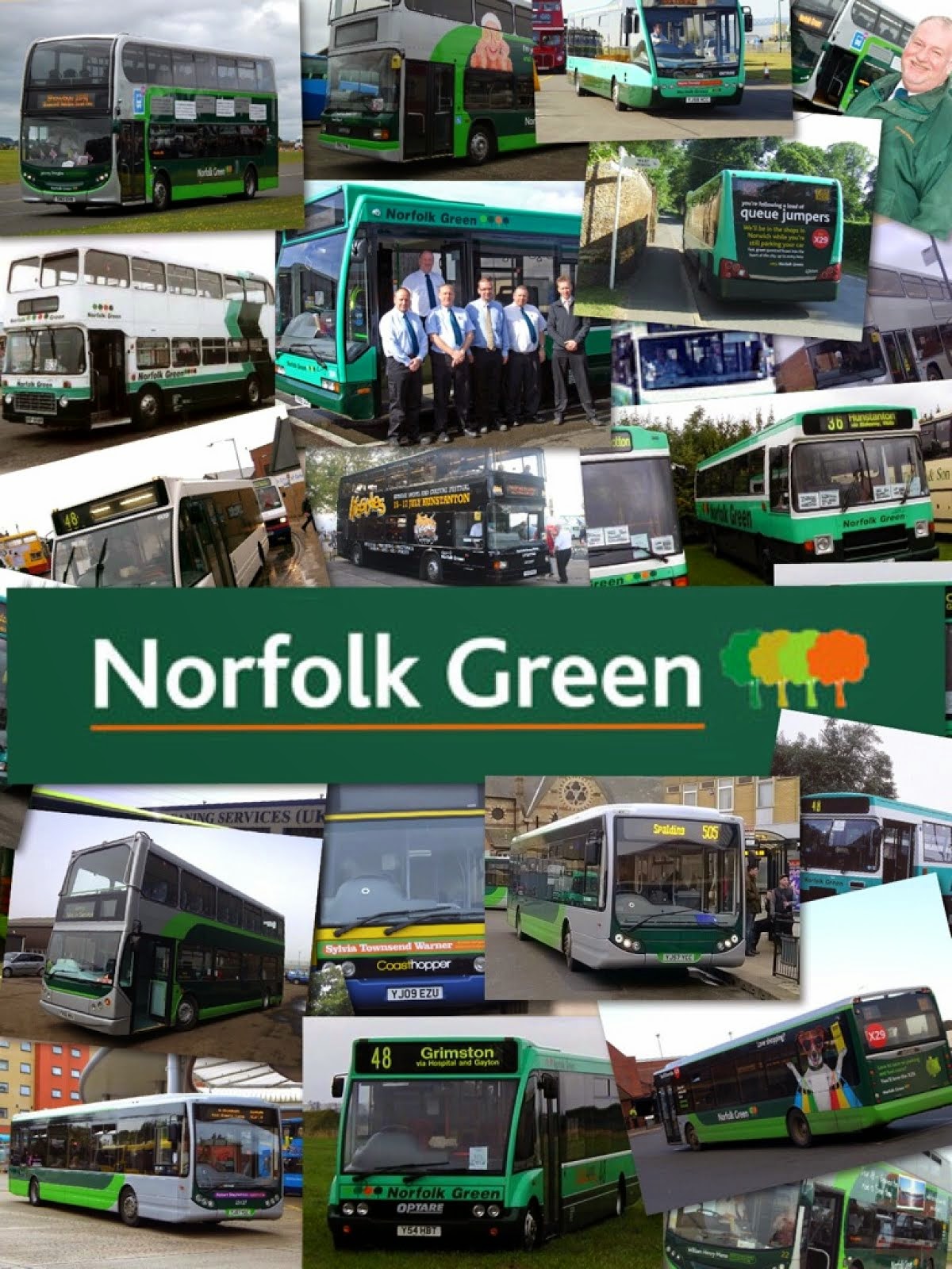 Norfolk Green buses
