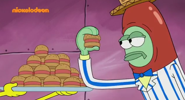 Cartoon Foods And Drinks: Spongebob Squarepants - Weenie Patties