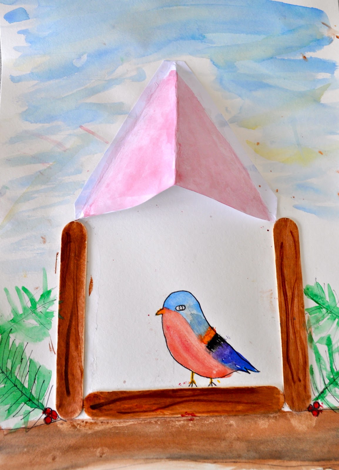 Expression of Imagination: Bird Houses by Grade Seven