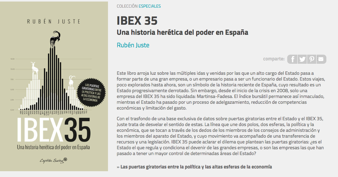 El otro Pais (la sociedad civil): Rubén Juste: El IBEX 35. Una Historia ...