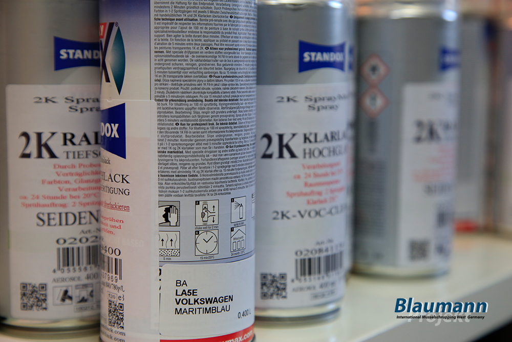 Rallegolle: Maritimblau / Maritimblue / LA5E / Standox 2K / Blaumann ...