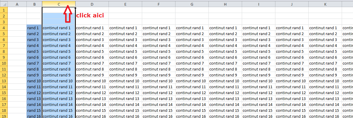 Infocentru - informatii, tutoriale it, discutii!: Cum blochezi un rand ...