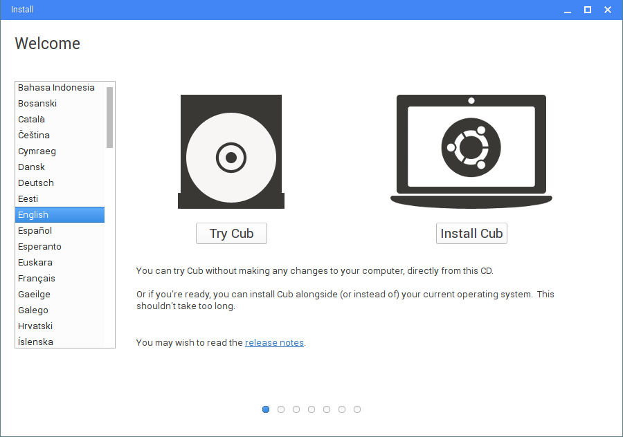 Cub Linux - best of Chromium with best of Ubuntu ~ BE OPEN SOURCE