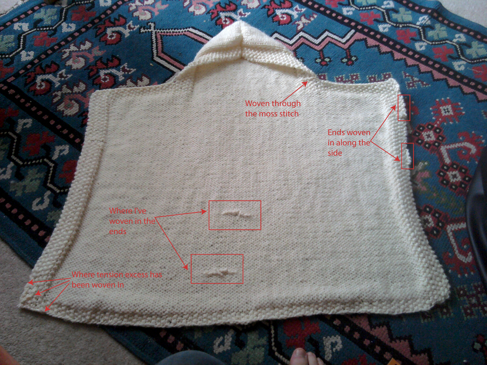 Almost Purl-fect: Baby Blanket Notes and Photos