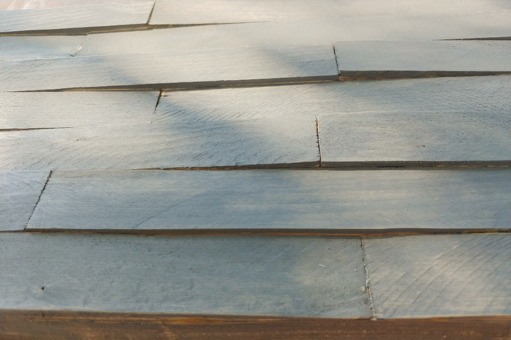 Easy DIY Wood Shim Address Sign - Little Vintage Cottage