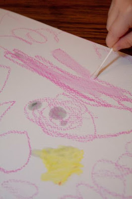 Experiment with Oil Pastels by Adding Baby Oil - Life with Moore Babies