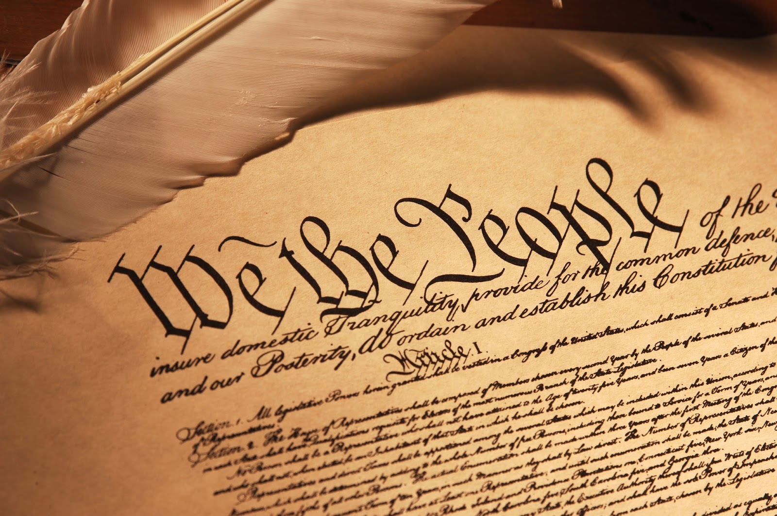 Thomas Jefferson Writing The Constitution