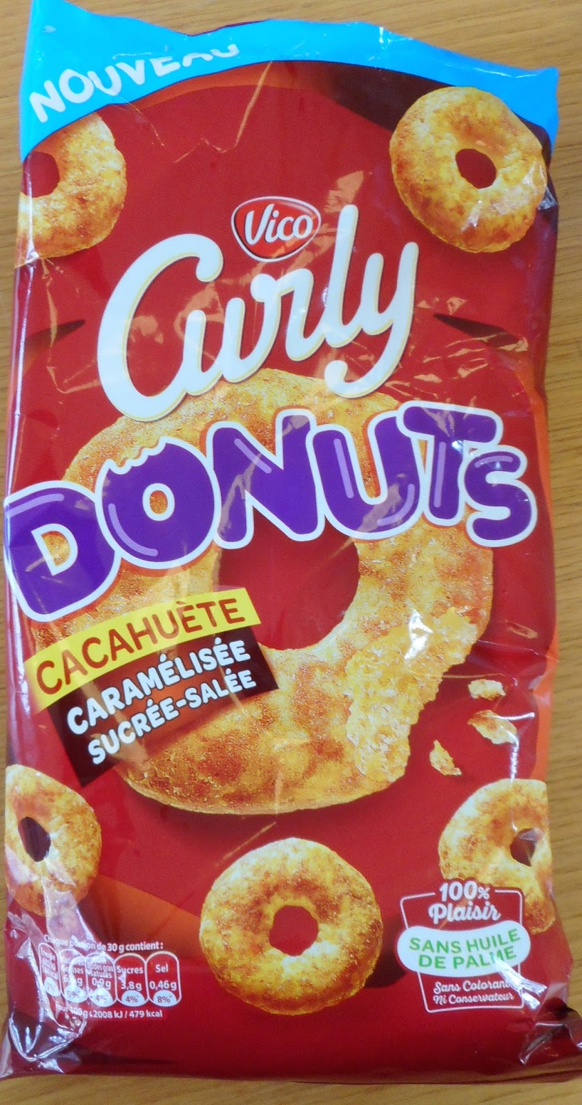 Cheeseburger Crisps & Other Stories: Vico Curly Donuts Cacahuète ...
