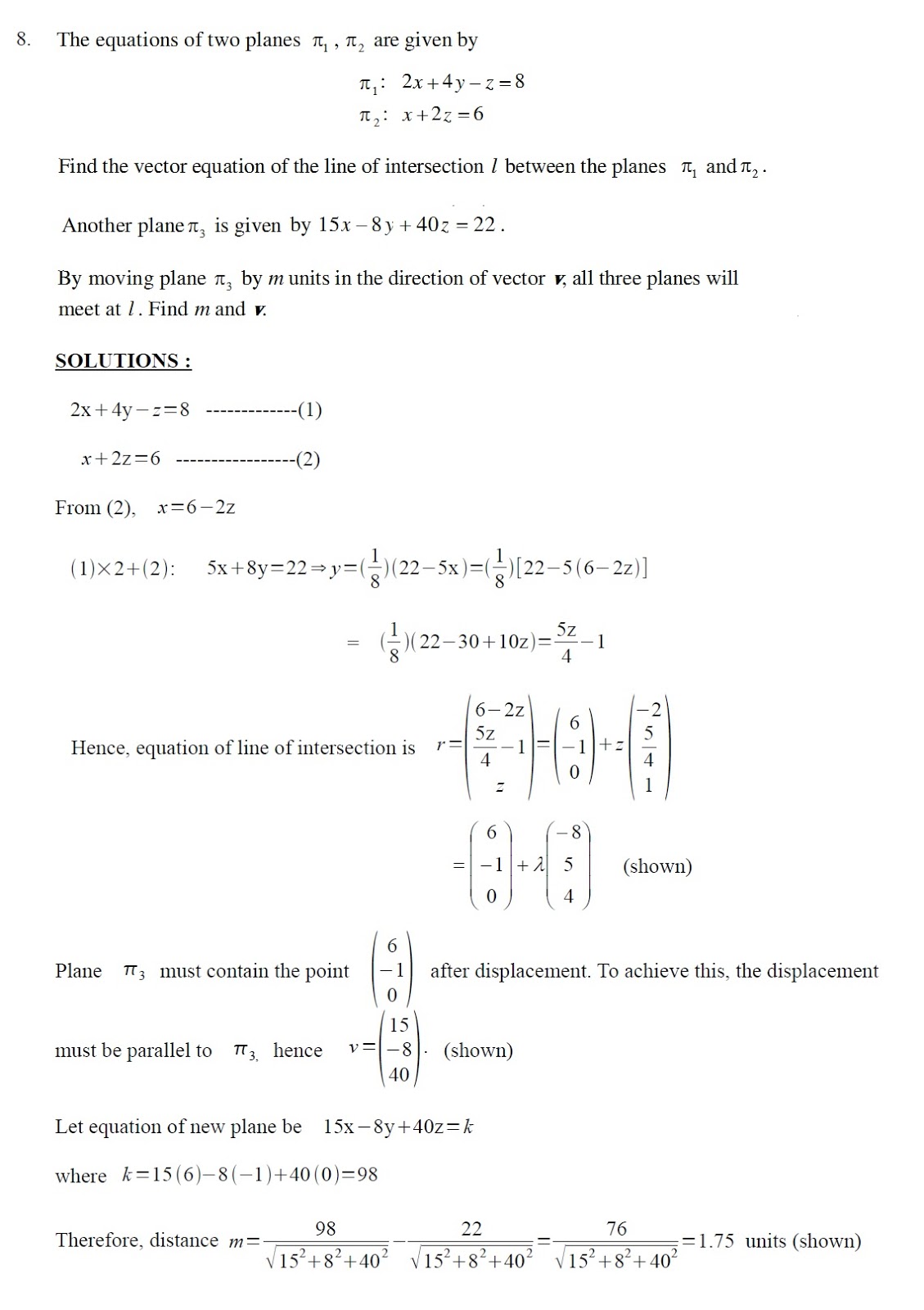 A Level JC H2 Maths Tuition - White Group Mathematics