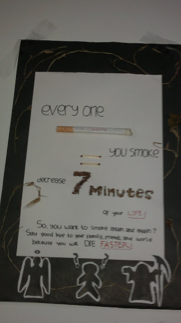 Mari Hijaukan Sekolah Kita: Poster Anti-Rokok