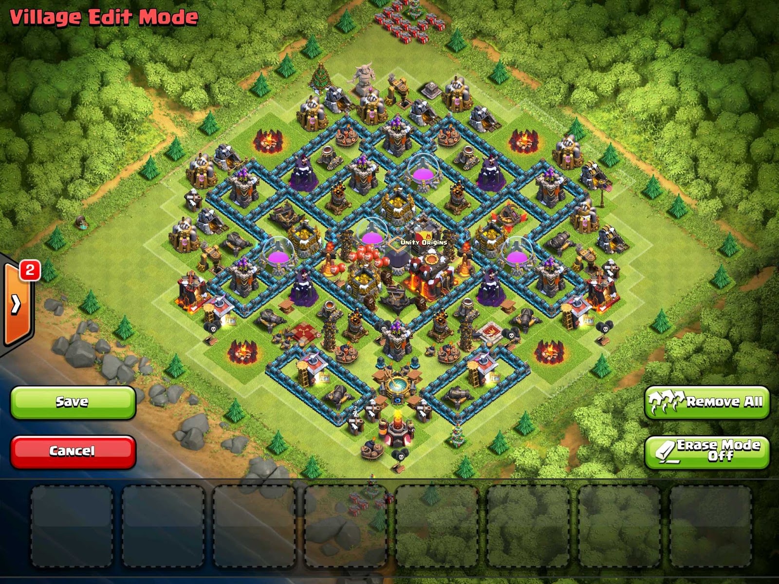 Kumpulan Base Town Hall 10 Clash of Clans (War, Hybrid, Trophy, Farming ...