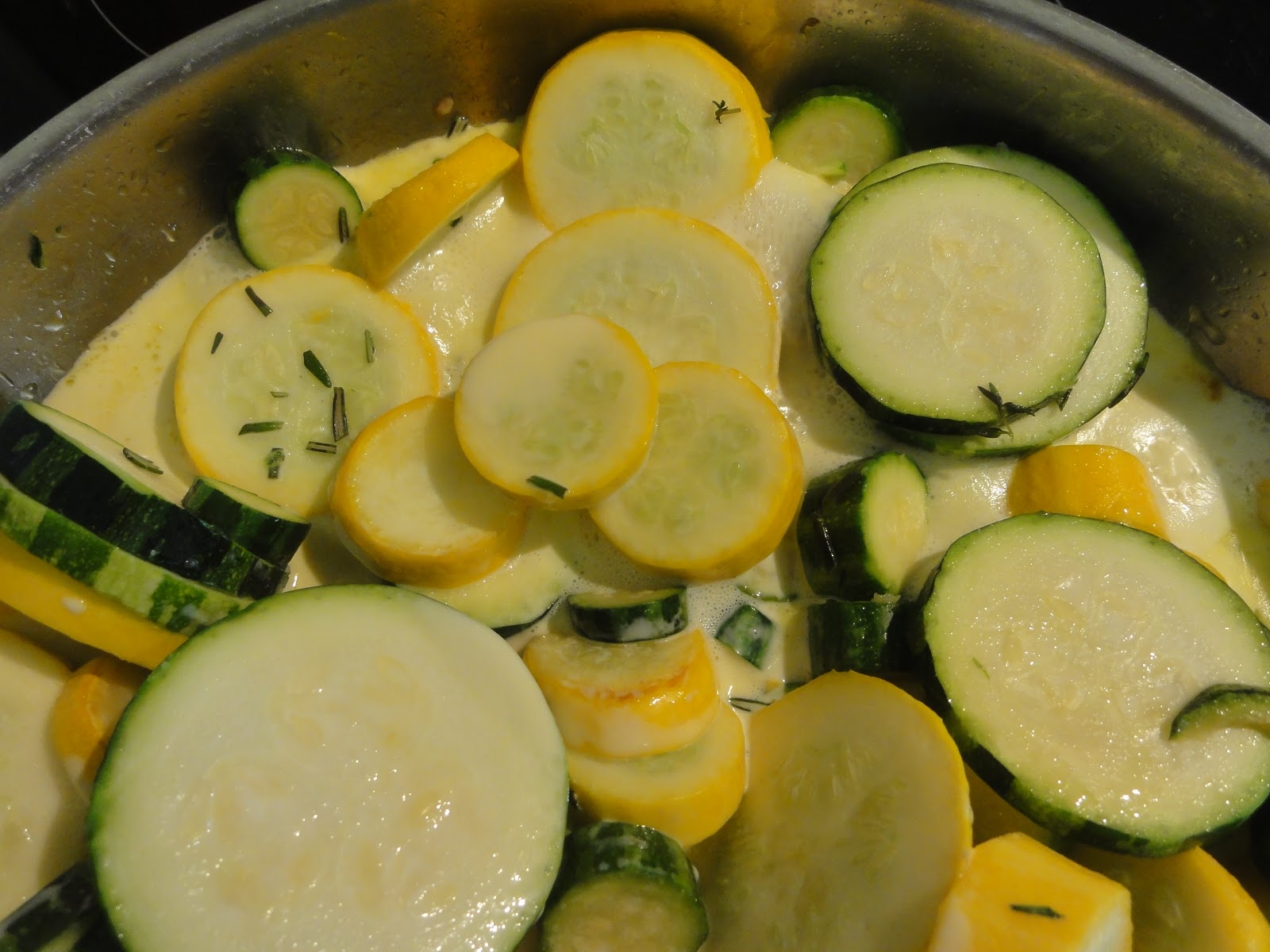 Elastic Mom: Marrow Matters - Creamy Courgettes