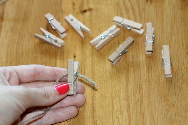 DIY Deco: Pegs Frame - SUGAR LANE