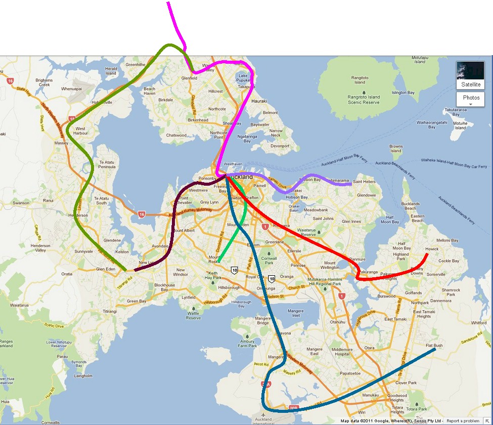 Reflections on Auckland Planning: Straighten Auckland Bus Services