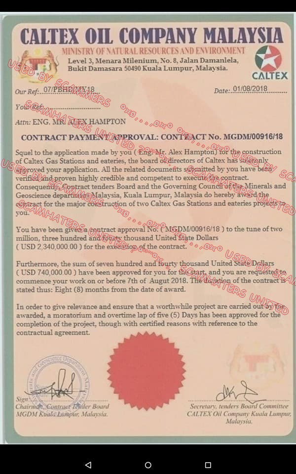 ScamHaters United .. Visit us also on Facebook and Instagram : FAKE ...