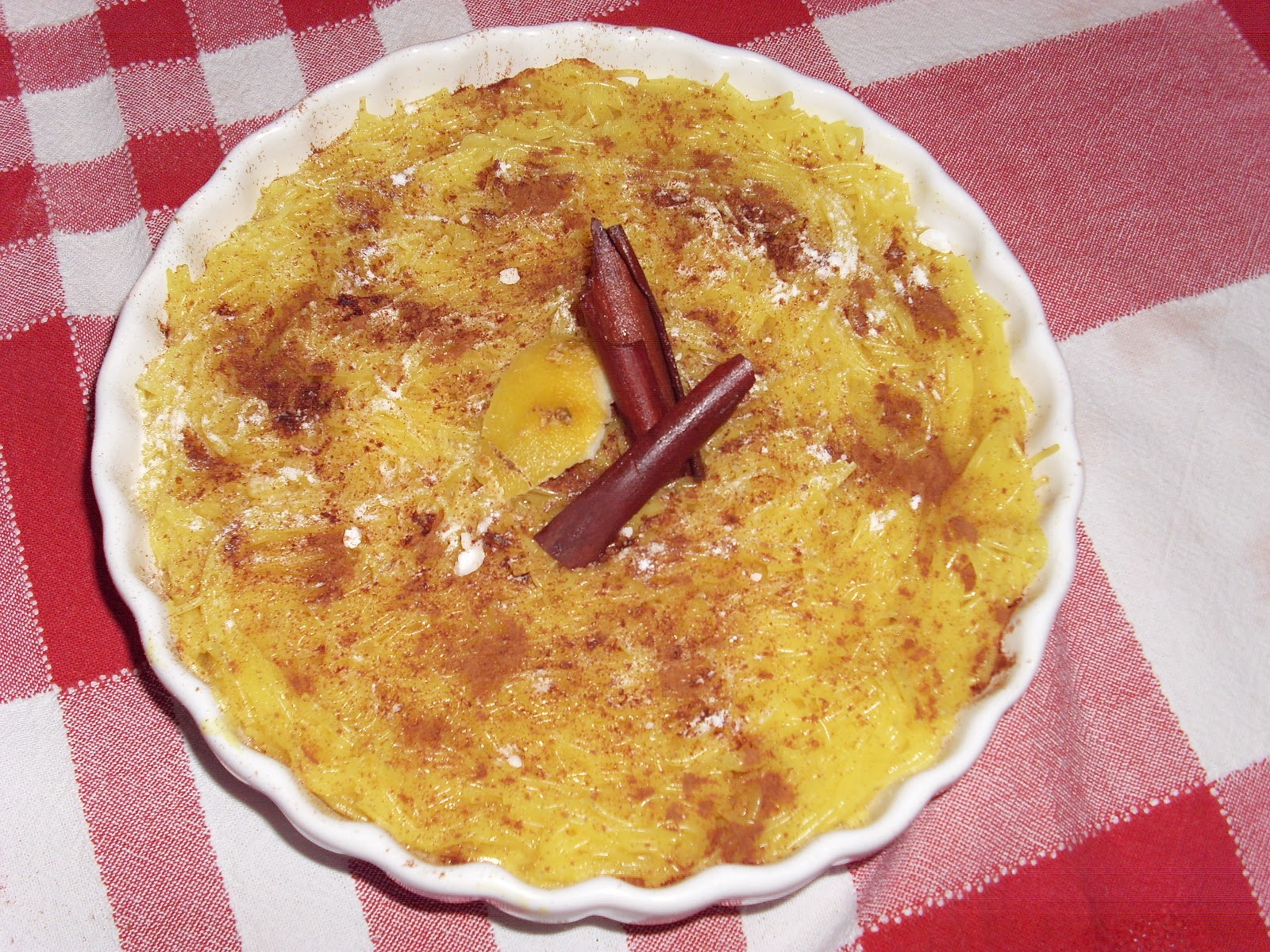 Pratos da Bela: Aletria de Gemas