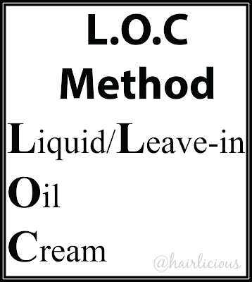 L.O.C - Liquid, Oil, Cream Method - Hairlicious Inc.