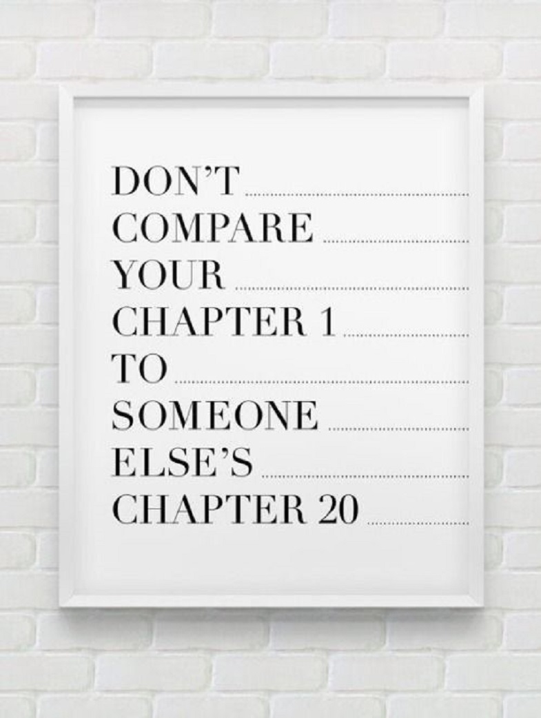 P A T C H W O R K *d a s* I D E I A S: Don't compare your chapter 1 to ...
