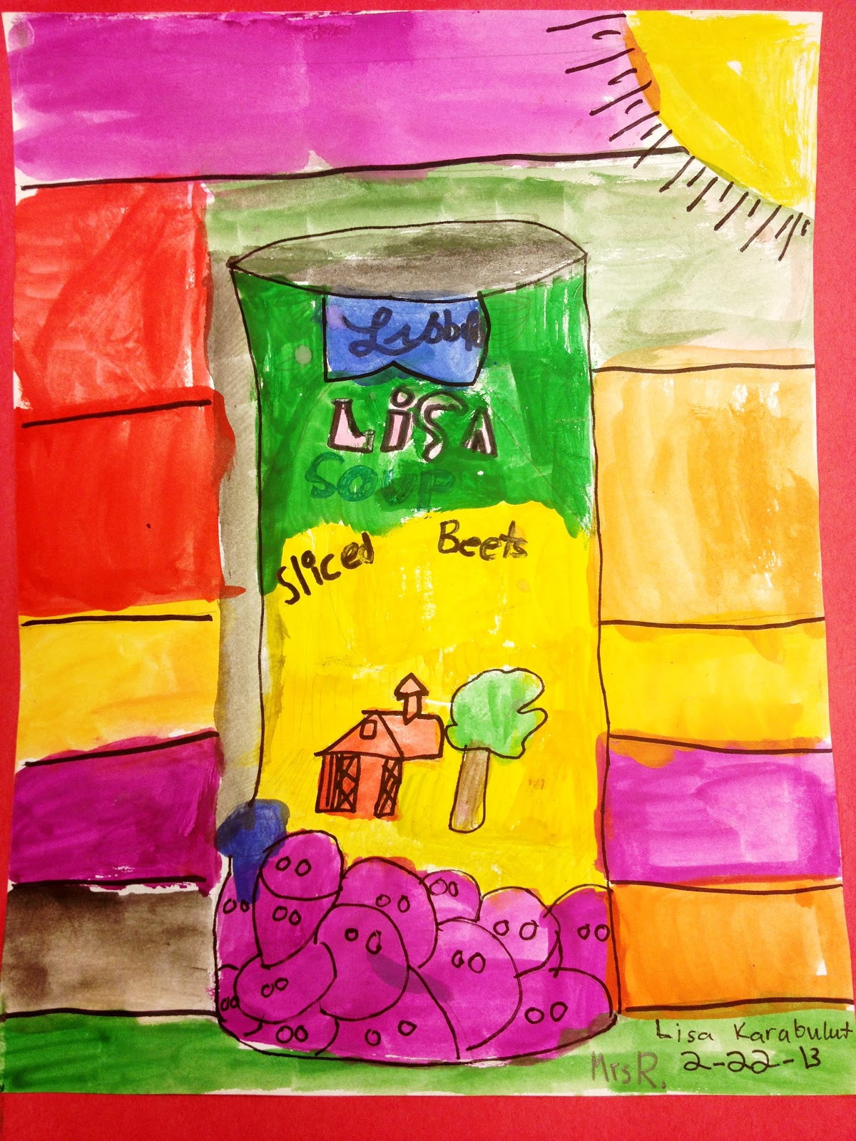 creat[ed]: Our Andy Warhol Soup Can Projects | Food Drive