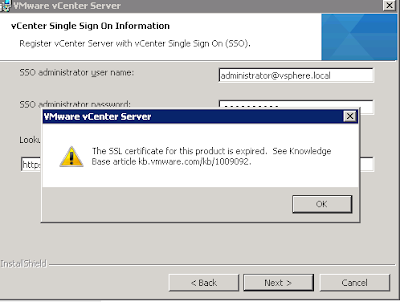 VMware vSphere Update Manager had an unknown error. Check the events ...