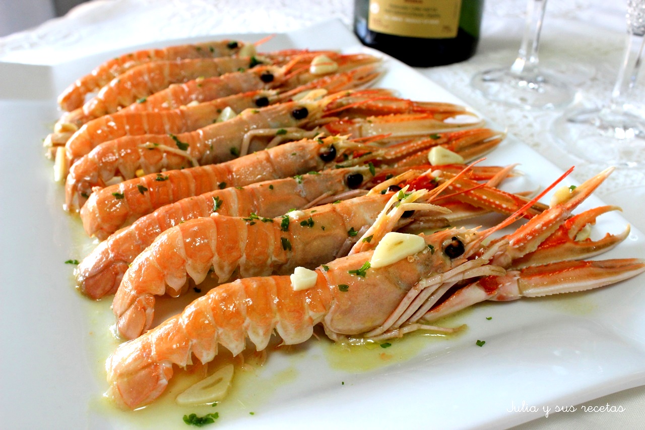 JULIA Y SUS RECETAS: Cigalas en salsa