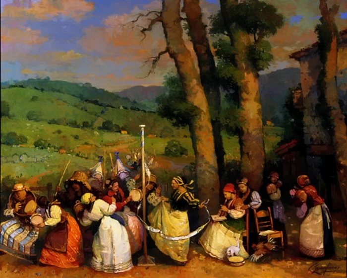 Ignacio Larra, 1954 ~ Figurativ Mural painter | Tutt'Art@ | Pittura ...