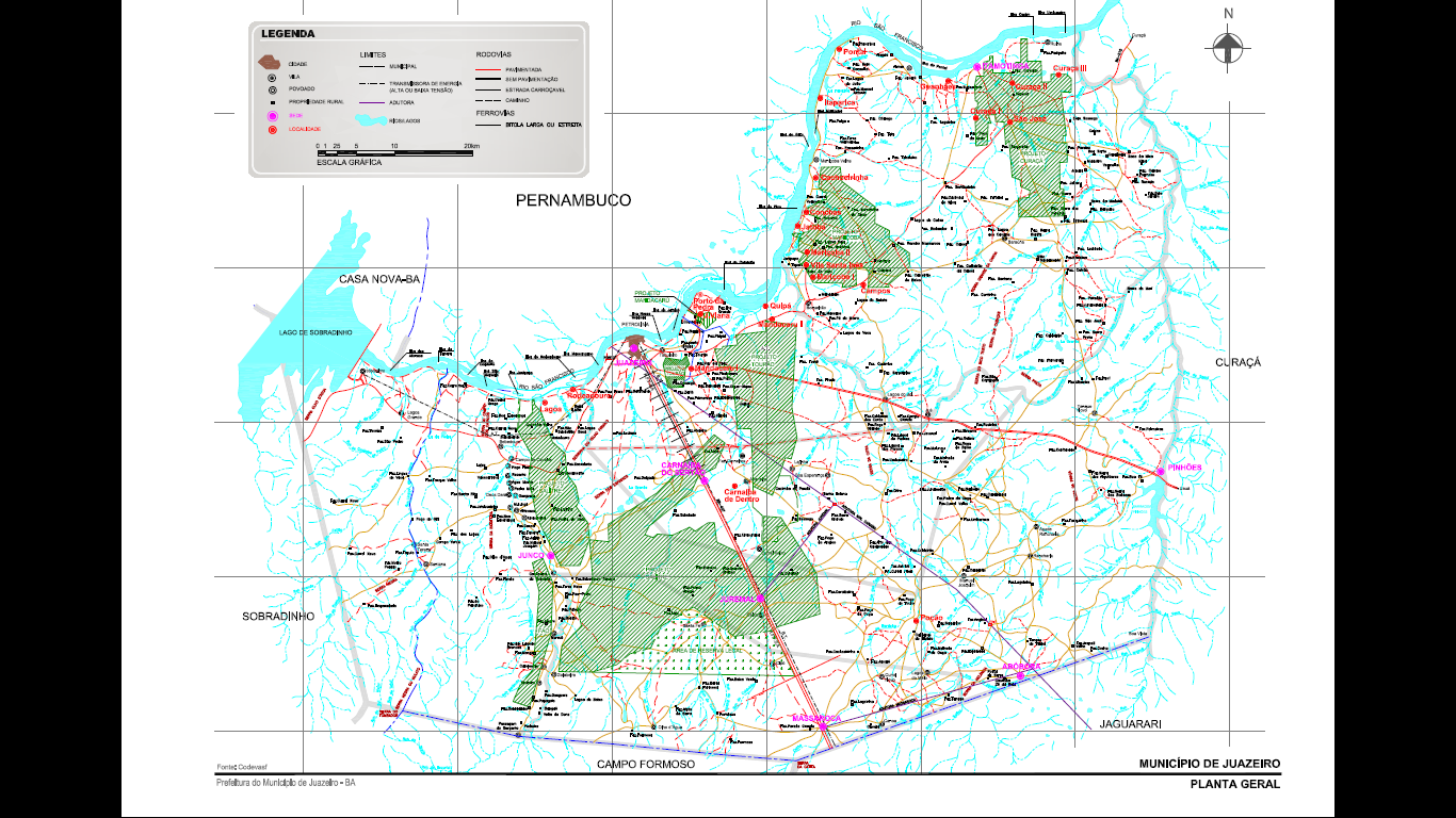 Mapa De Juazeiro Da Bahia - REVOEDUCA