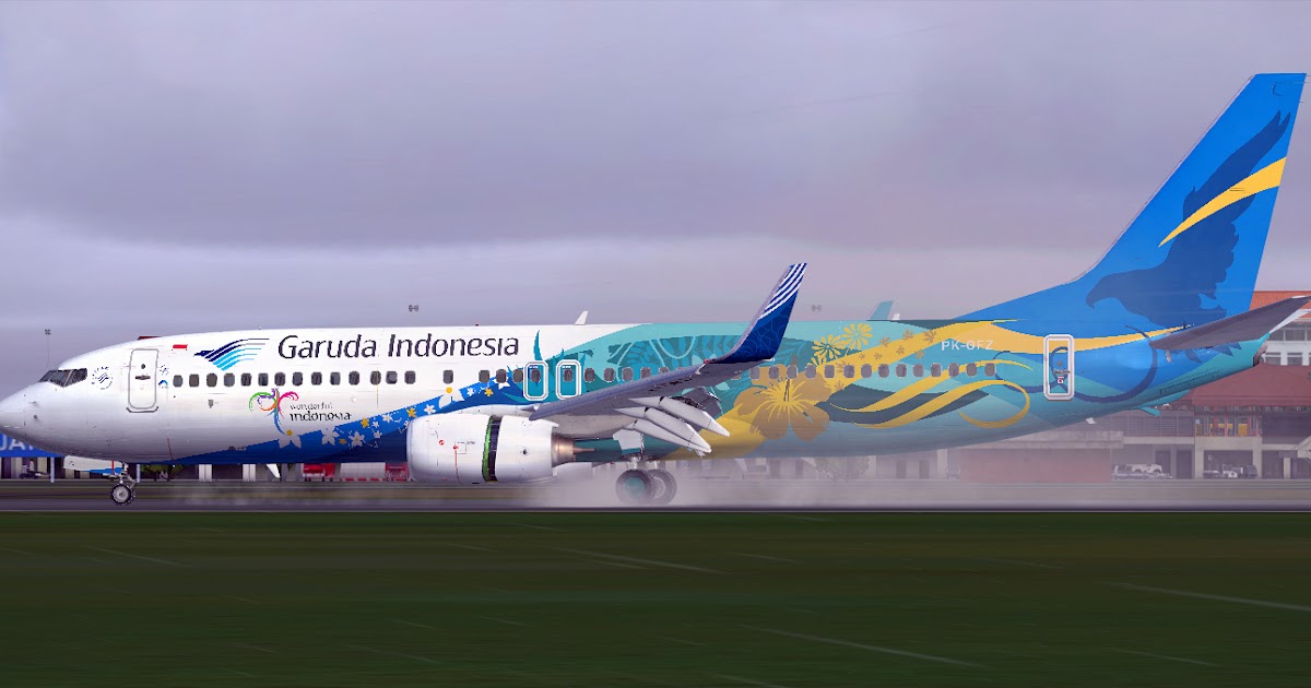 Boeing 737-86N/WL / Garuda Indonesia / PK-GFZ / Fictional Visit ...