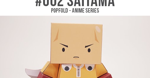 OnePunch-Man Saitama Papercraft Popfold | Papercraft Paradise ...
