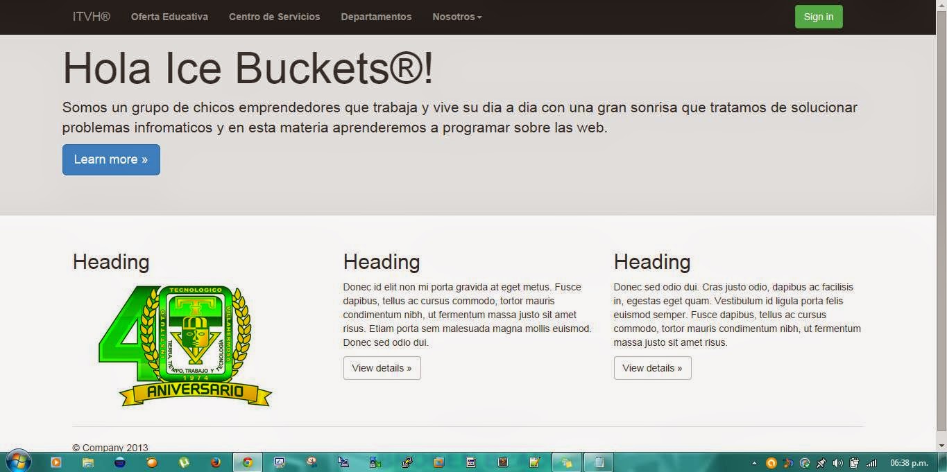 Programación web: Bitacora