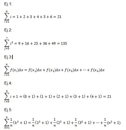LA SUMATORIA ~ tolentinopla