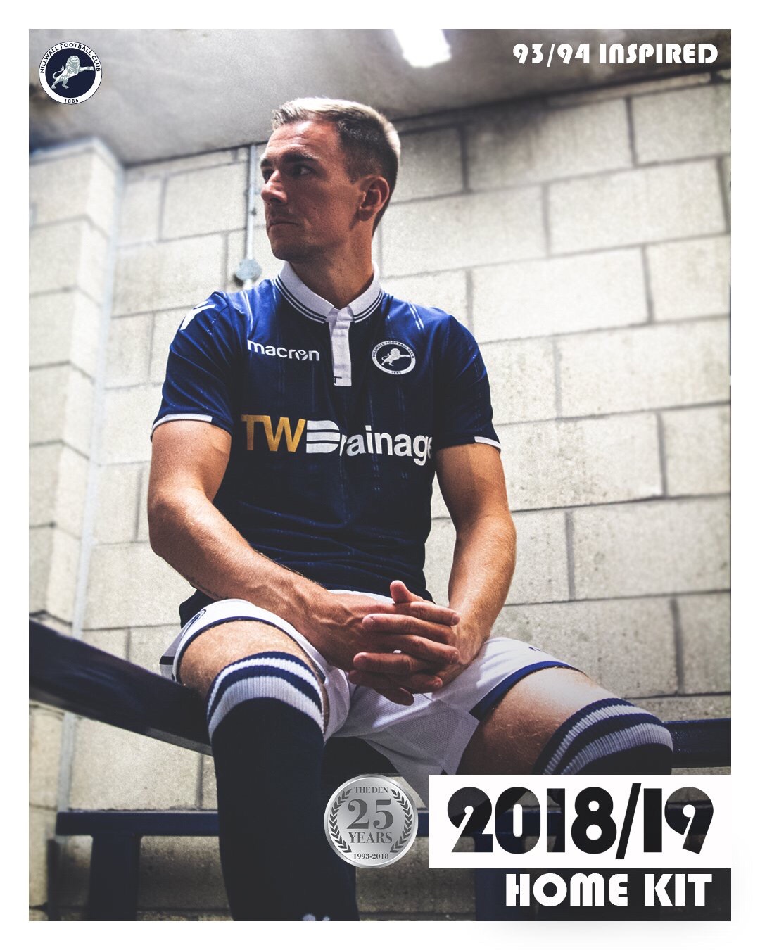 Millwall 18-19 Home Kit Released - Footy Headlines
