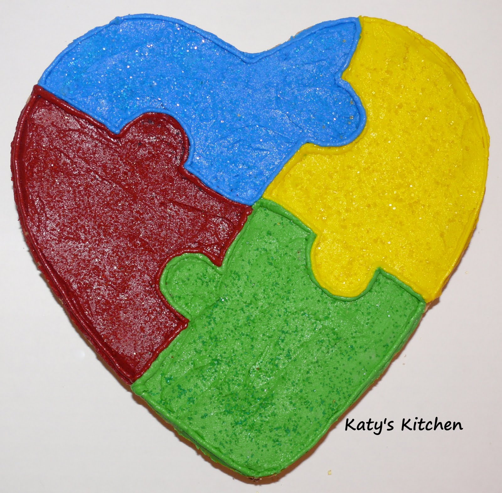 Katy's Kitchen: Cookie Cakes for Autism Awareness