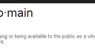 Public Domain - Define Public Domain