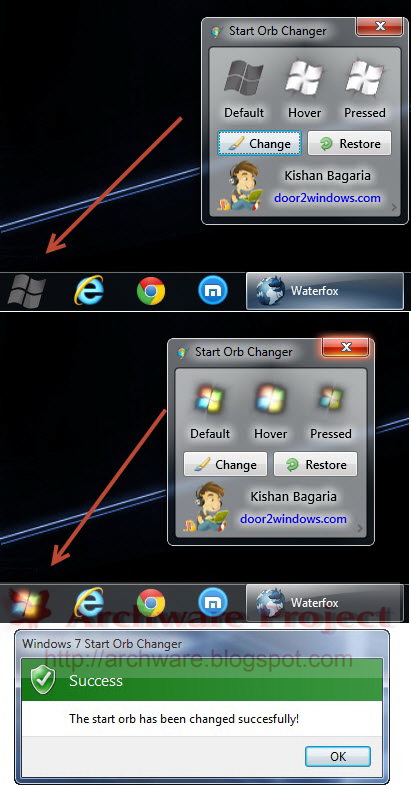 Windows 7 Start Orb Changer V6 Vs V8 - multifilesvector