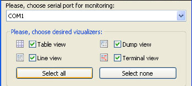 Serial Port Monitor Features