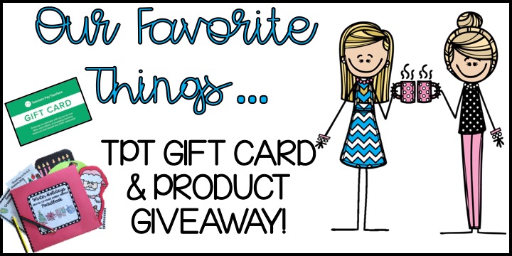 Our Favorite Things TPT Gift Card Giveaway - Double Dose of Learning