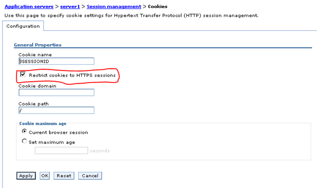 Java Tips and Example: Securing Cookies with HttpOnly and Secure Flags in WCS web sphere version 7.0