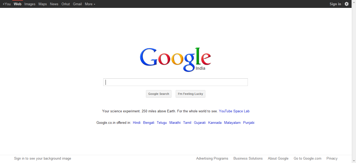 Get your old Google look back ~ Tricky windows
