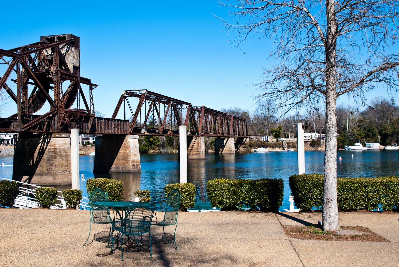 Augusta Georgia Daily Photo: Savannah River Railroad Bridge