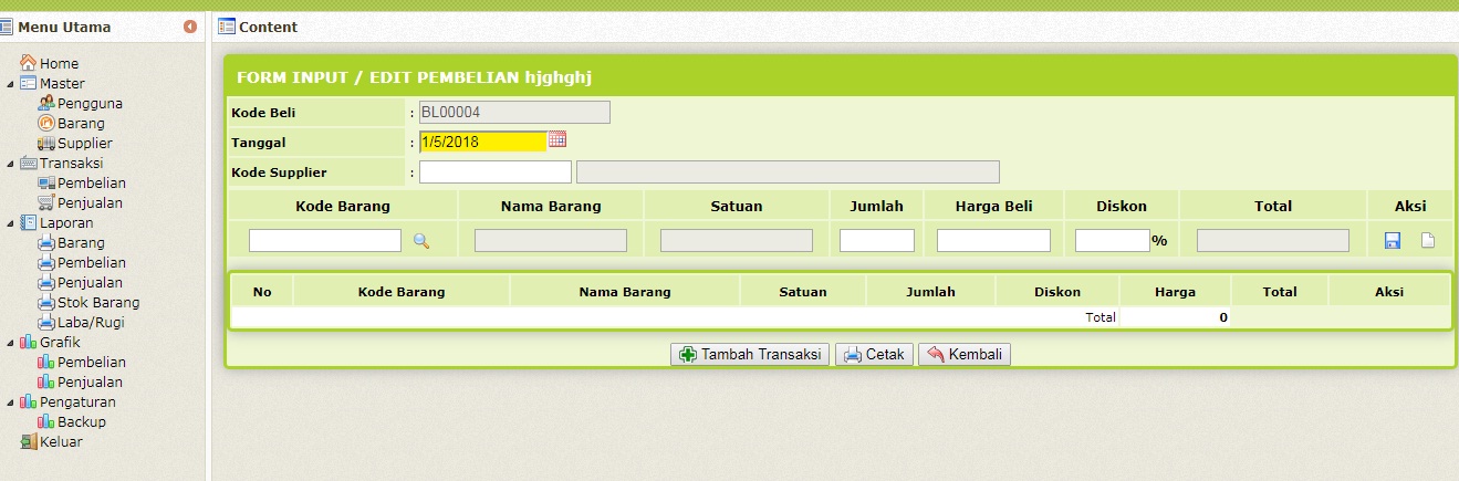Promo Aplikasi Penjualan Berbasis Web Sederhana Versi 1 Dengan Source ...