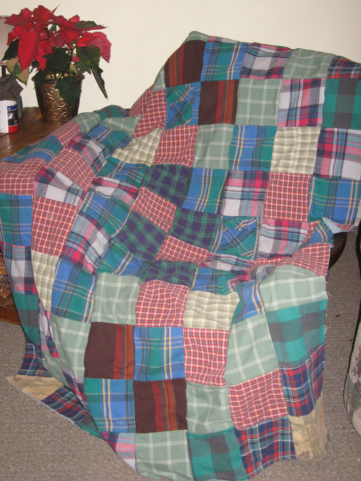 Proverbs 31 Living: A frayed edge quilt