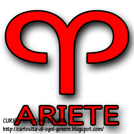 CURIOSITA' DI OGNI GENERE: ARIETE...ARIETE...Zodiaco, colori e sorrisi