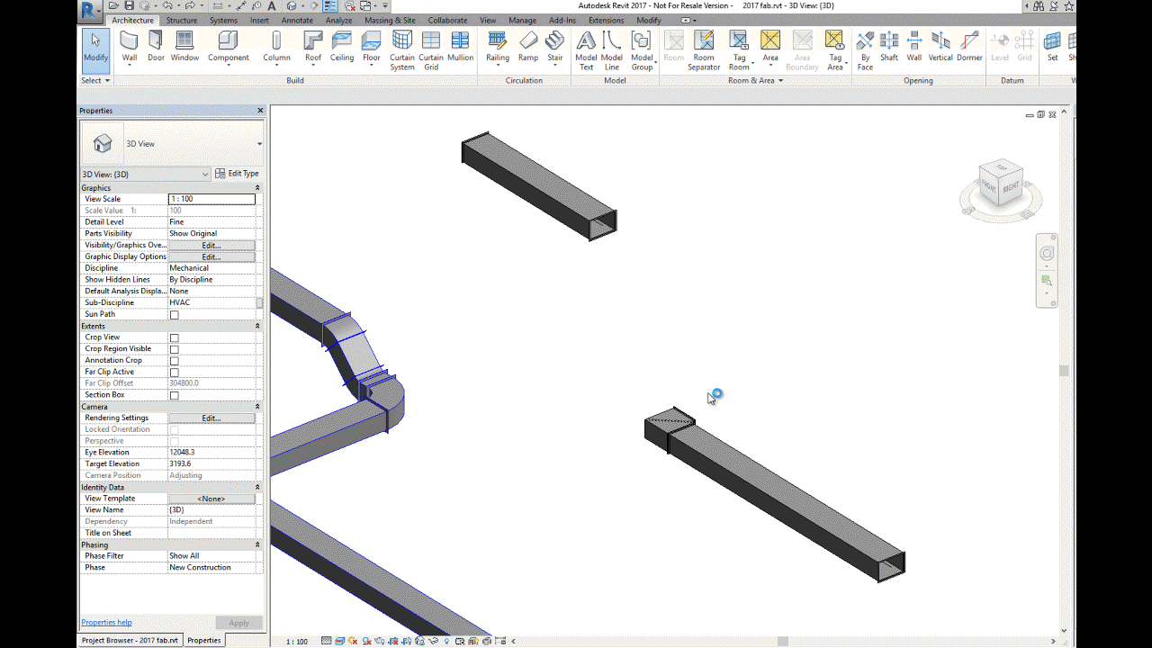 Ideate Solutions: Revit 2017: Filling Gaps in a Revit Fabrication Model