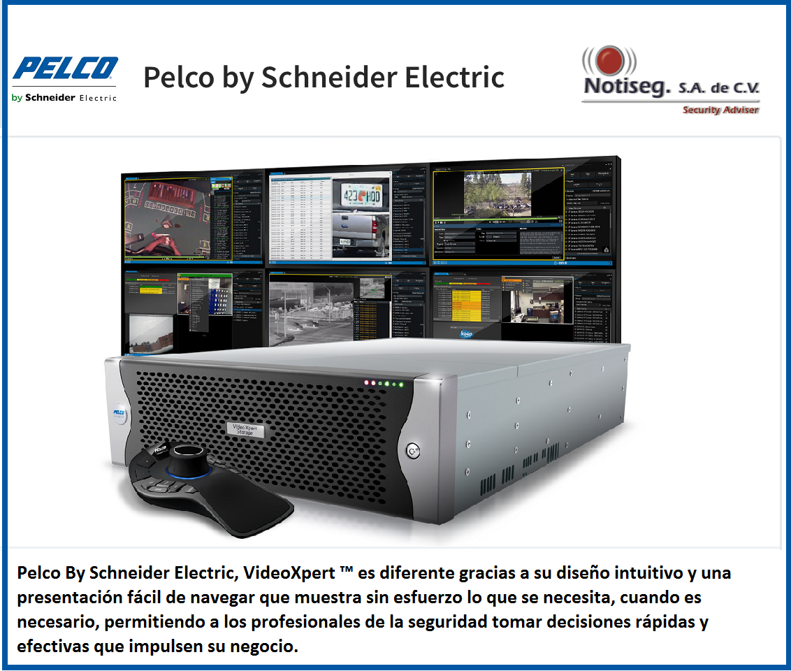 Notiseg: VideoXpert Pelco