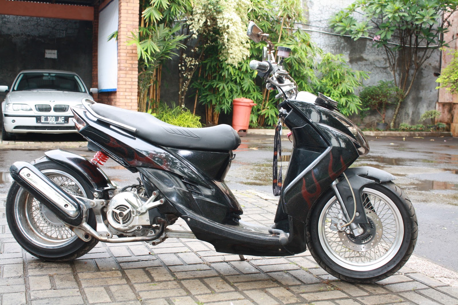 44+ Konsep Penting Modifikasi Mio Sporty Stang Rental