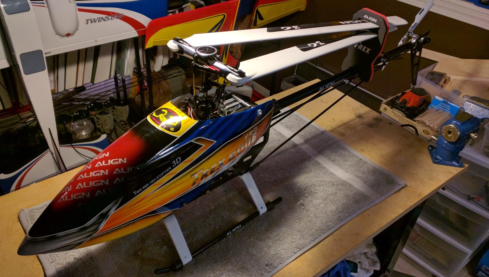 RC BLog: Pretorian 435: Align Trex 600 FBL Pro Flight Ready!