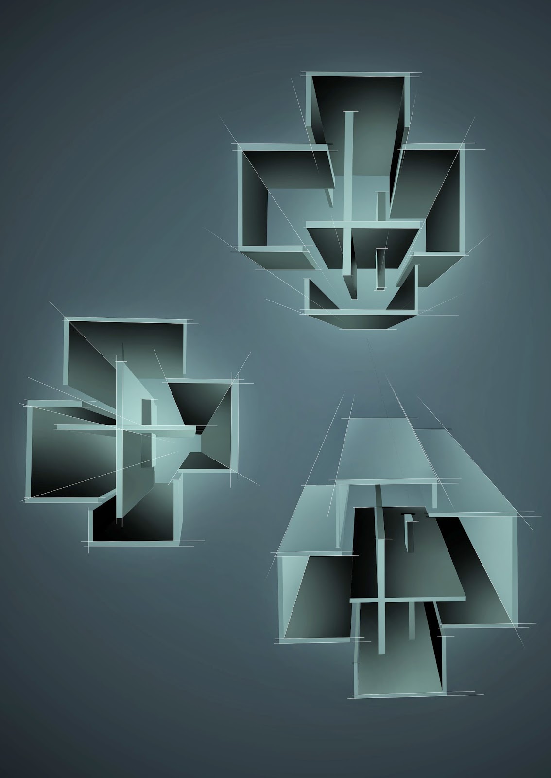 Anthony Yip - Design Studio ARCH 1101: 1 Point Perspective