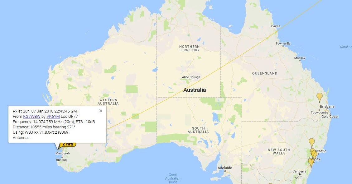 KG7WBW/Jade Shain: 10,555 miles